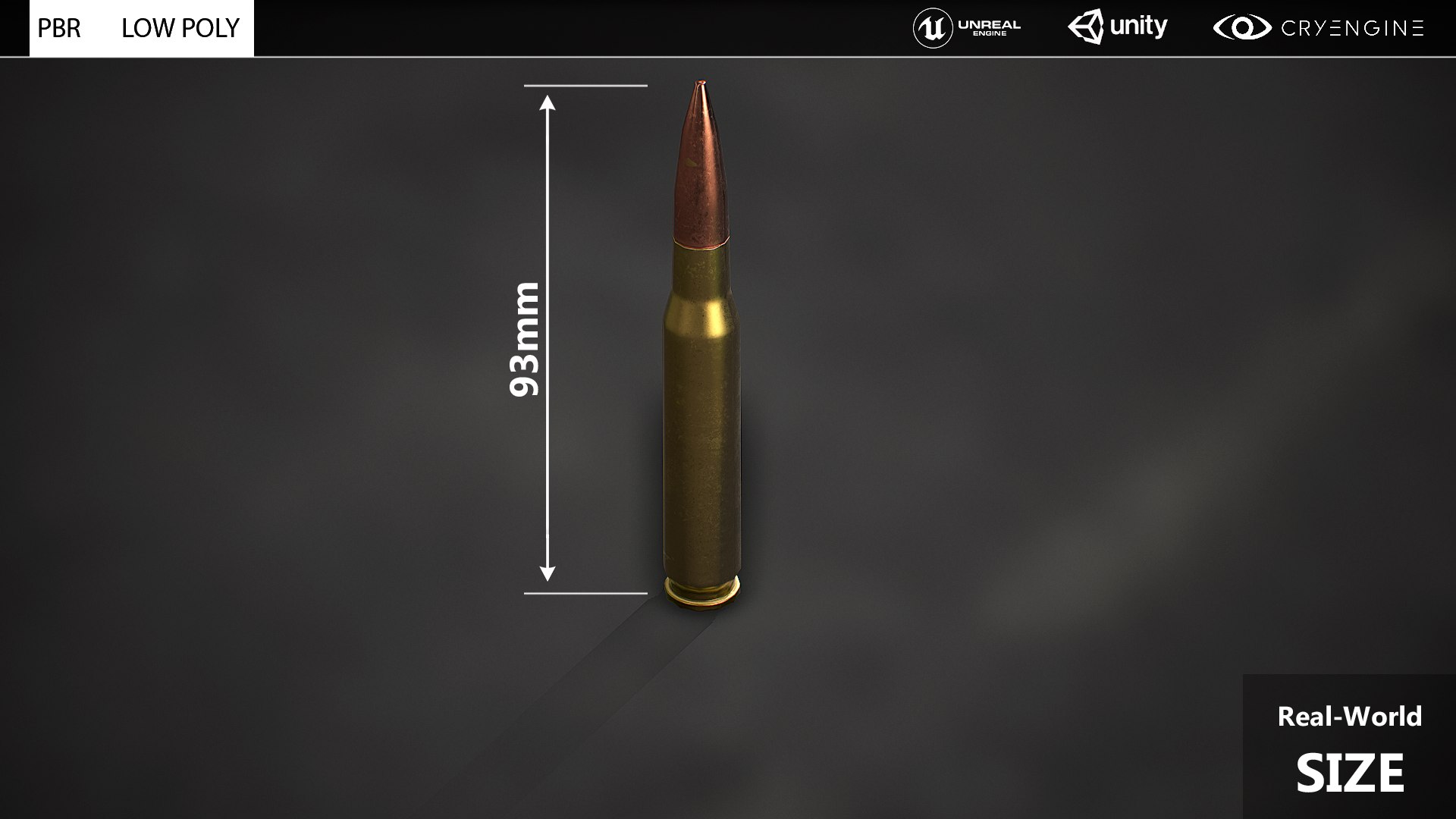 Realistic Sniper Ammo Pack - PBR Game Ready 3D - TurboSquid 1767669