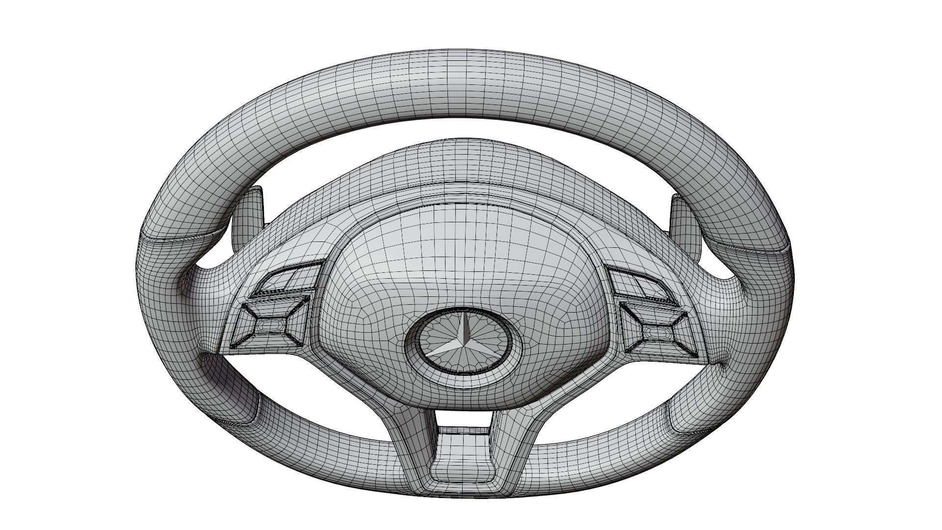 3d Steering Wheel With Red Cover 3D Model - TurboSquid 2189413