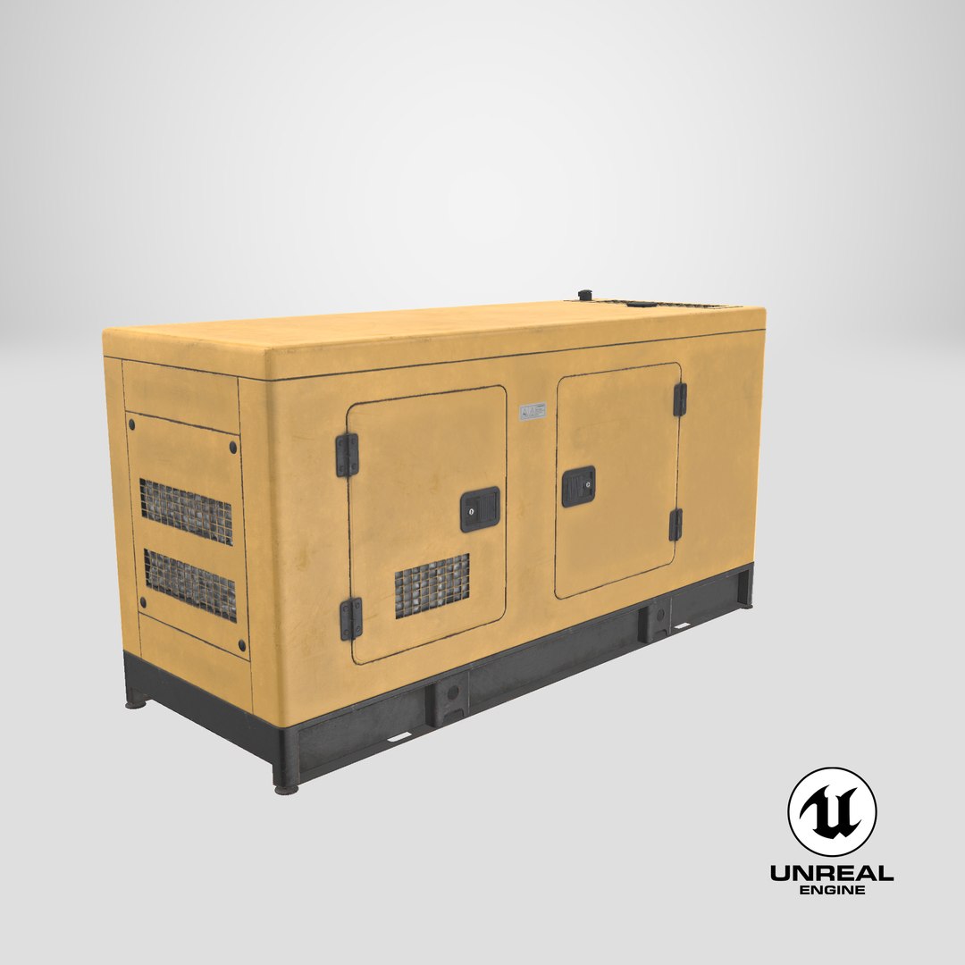 3D Diesel Generator PBR model - TurboSquid 1952085