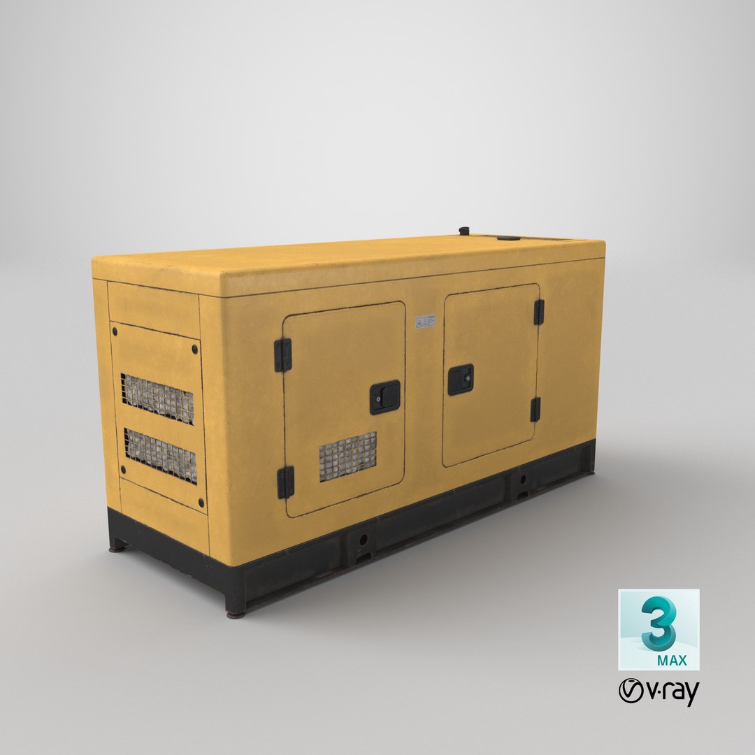 3D Diesel Generator PBR model - TurboSquid 1952085