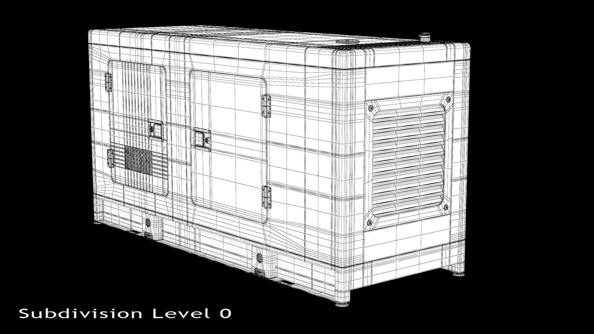 3D Diesel Generator PBR Model - TurboSquid 1952085