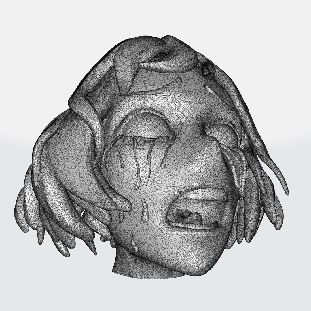Crying Girl 3D Model - TurboSquid 1951089