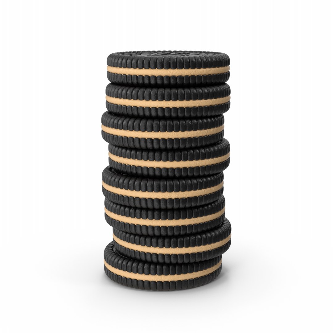 Sandwich Biscuit Cookie Model - TurboSquid 2201952