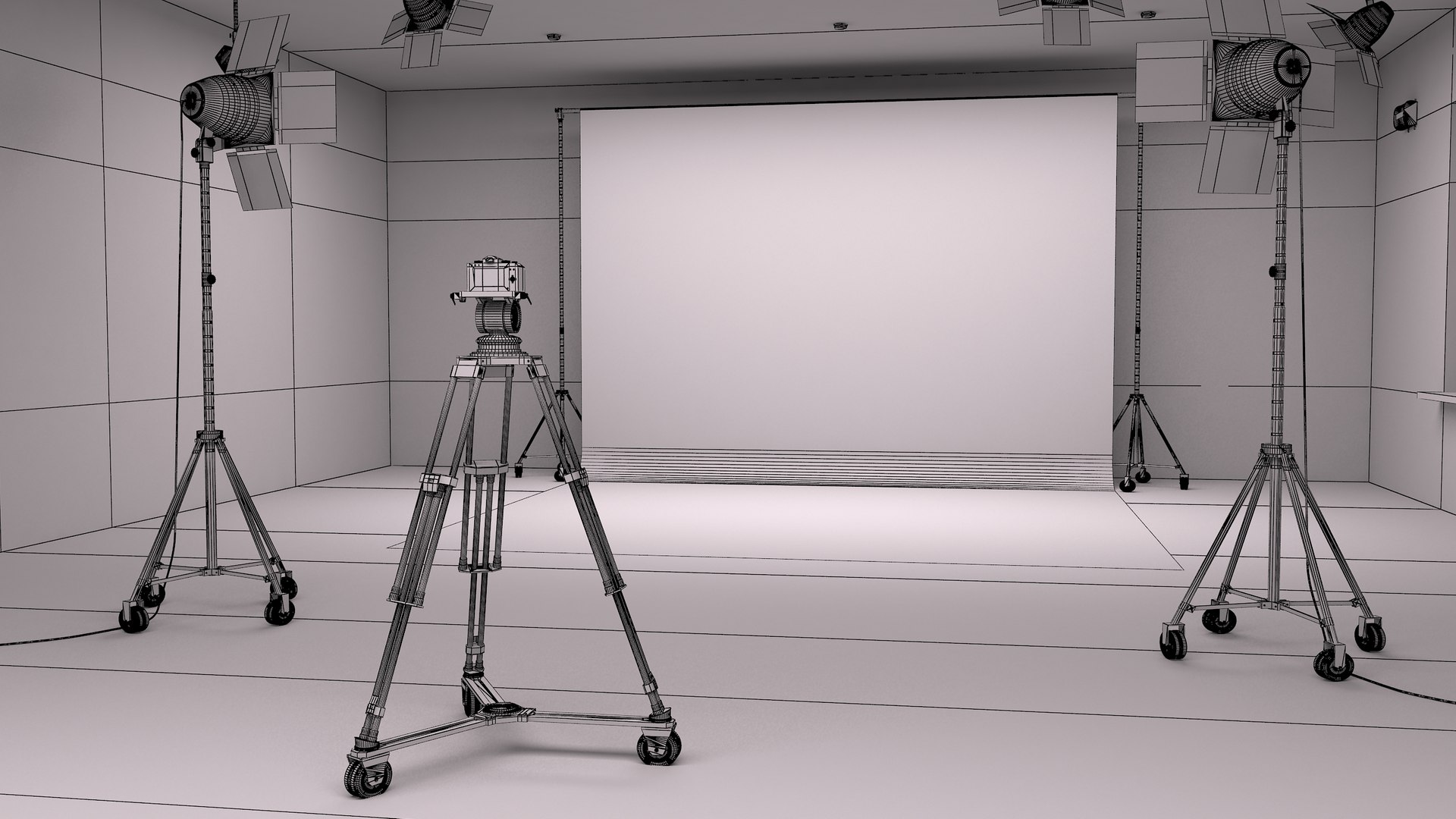 3D Photo Studio Model - TurboSquid 1704050