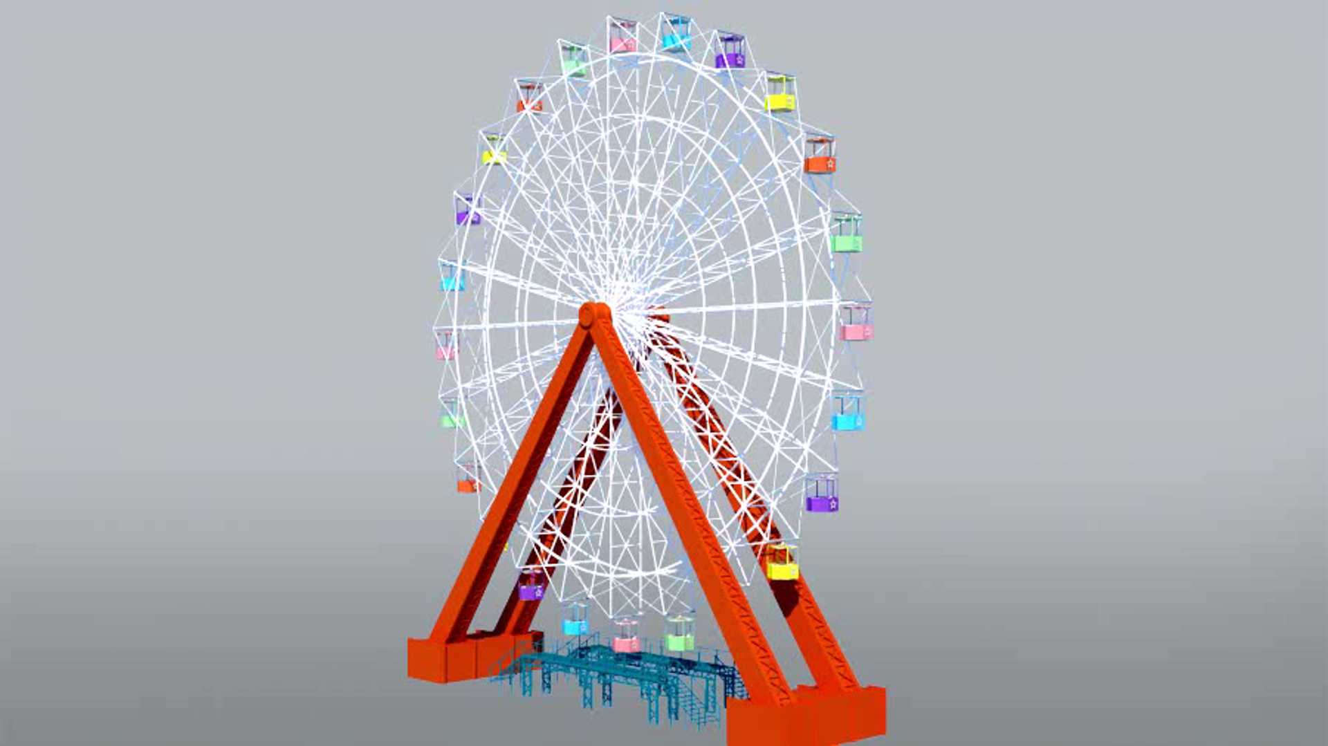 ferris wheel 3d model