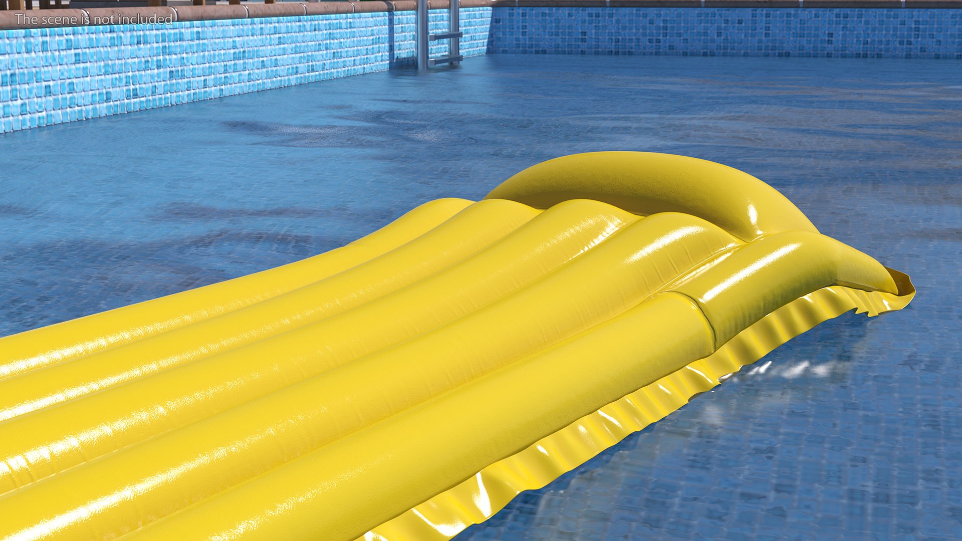Yellow Vinyl Inflatable Sea Bed 3D Model - TurboSquid 2146862