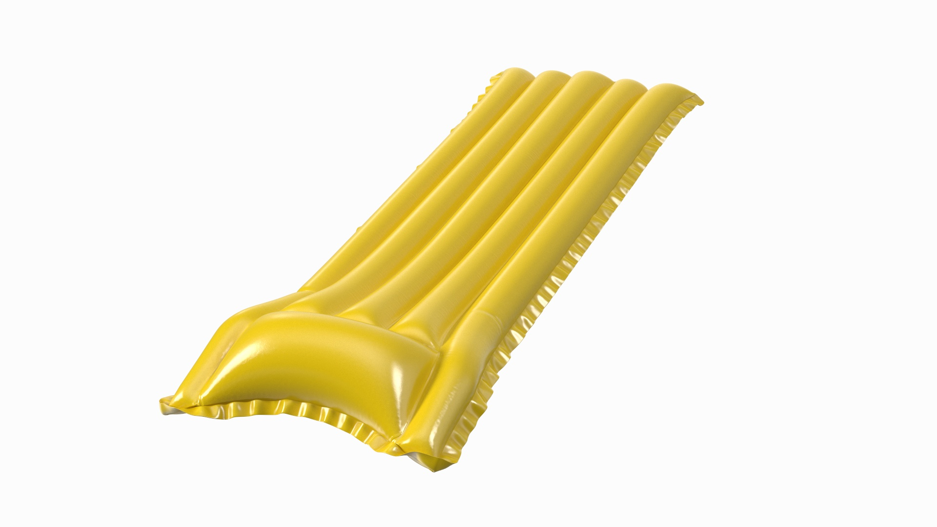 Yellow Vinyl Inflatable Sea Bed 3D Model - TurboSquid 2146862