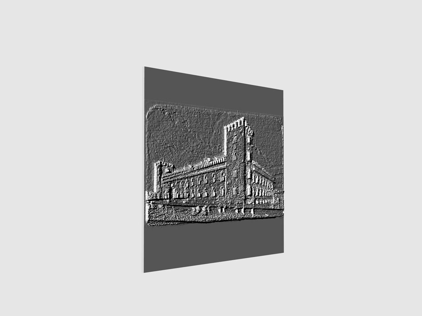 3D Castle Lithography - TurboSquid 2020035