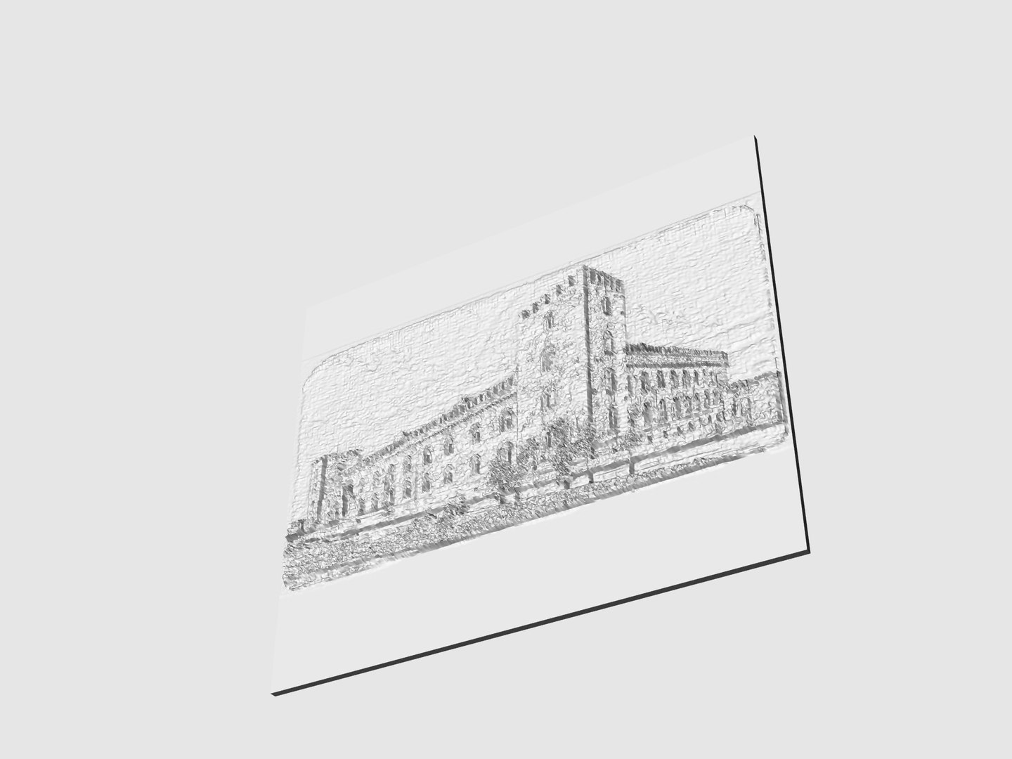 3D Castle Lithography - TurboSquid 2020035