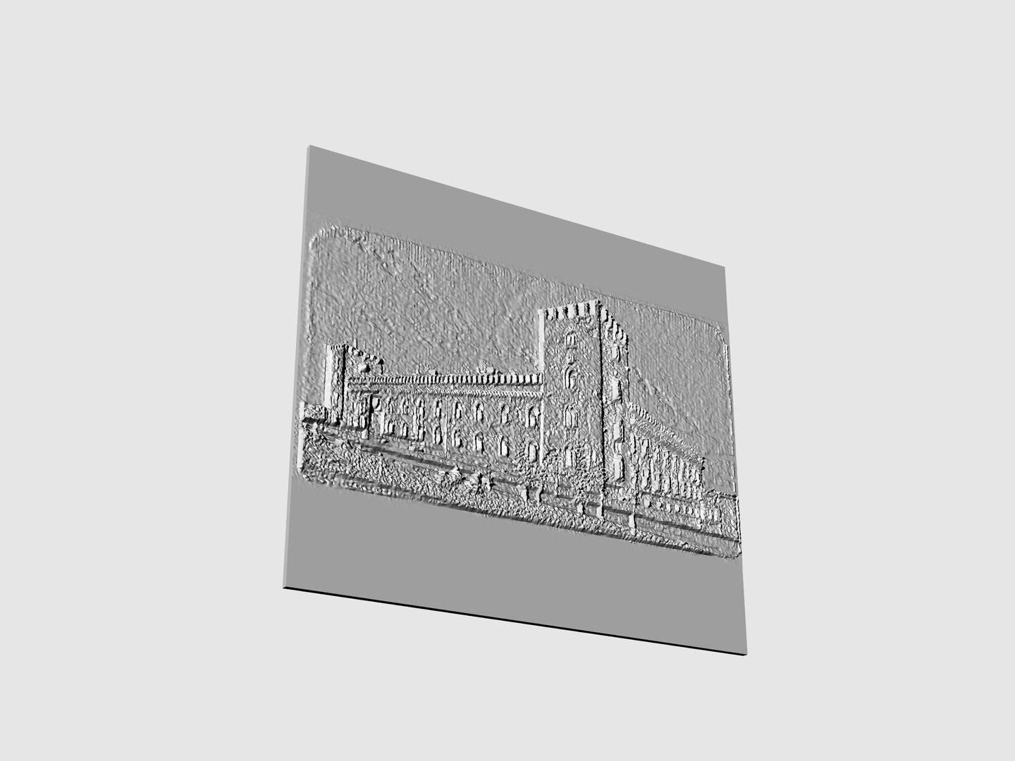 3D Castle Lithography - TurboSquid 2020035