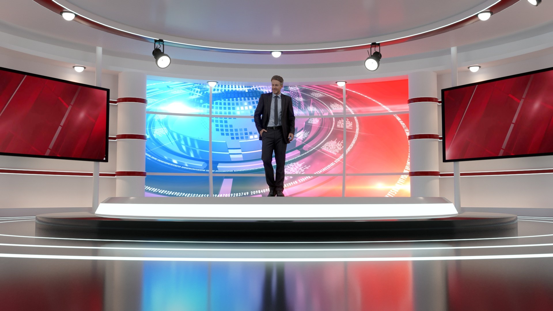 Virtual Set 3D Model - TurboSquid 1993656