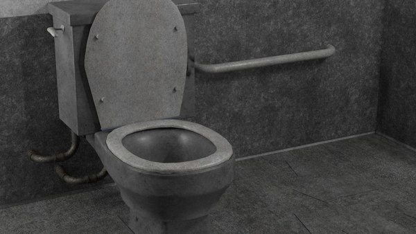 modelo 3d Baño público desolado - TurboSquid 2236125