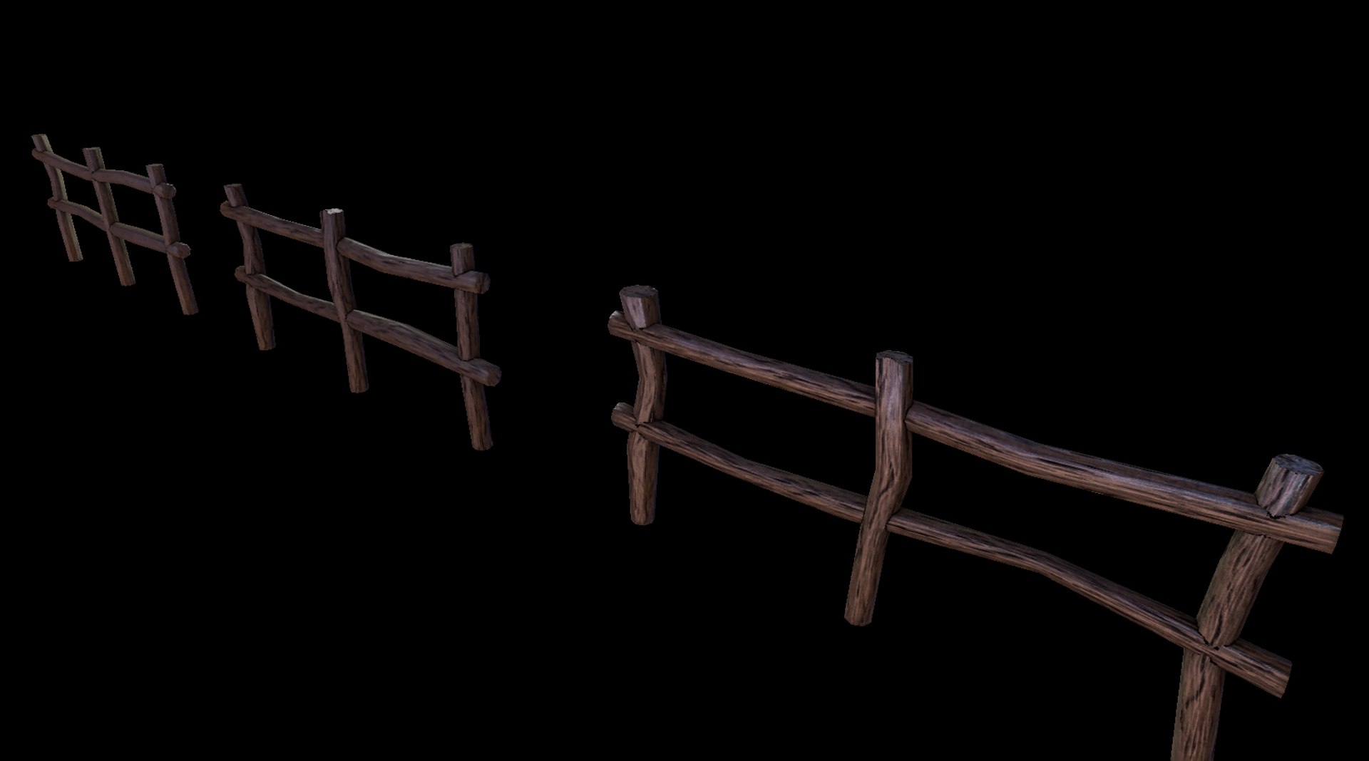 3d Model Pack Fence