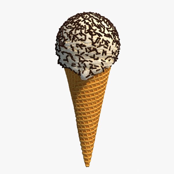 modelo 3d Cono De Helado Con Toppings v2 - TurboSquid 1992145