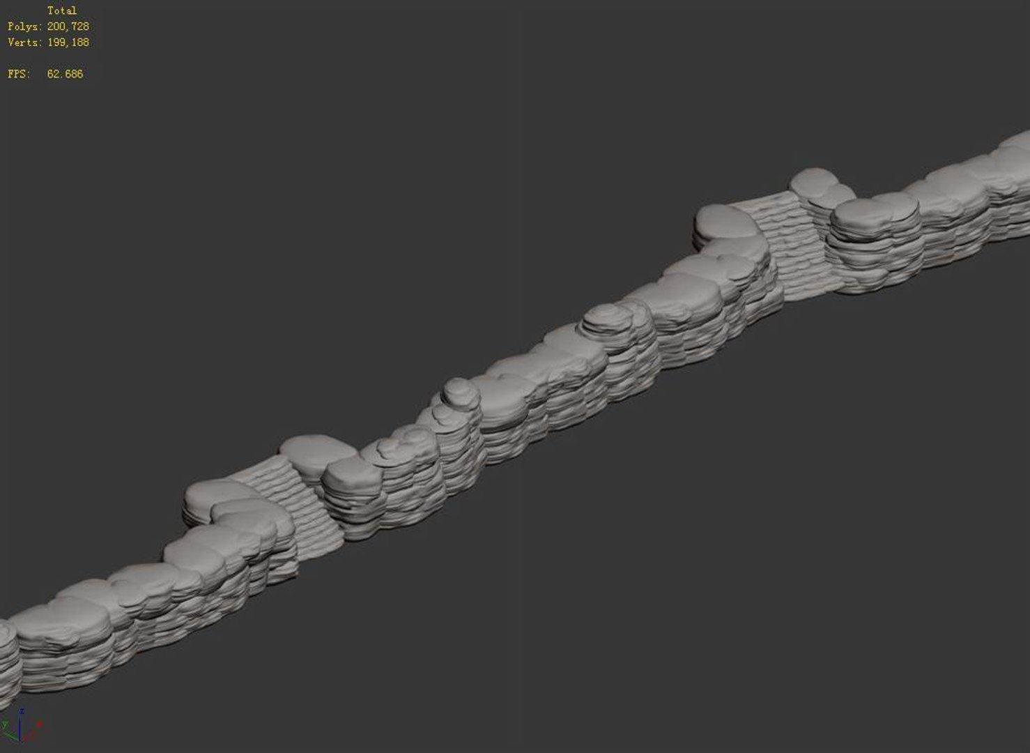 3D Field - Stone 63 Model - TurboSquid 1446776
