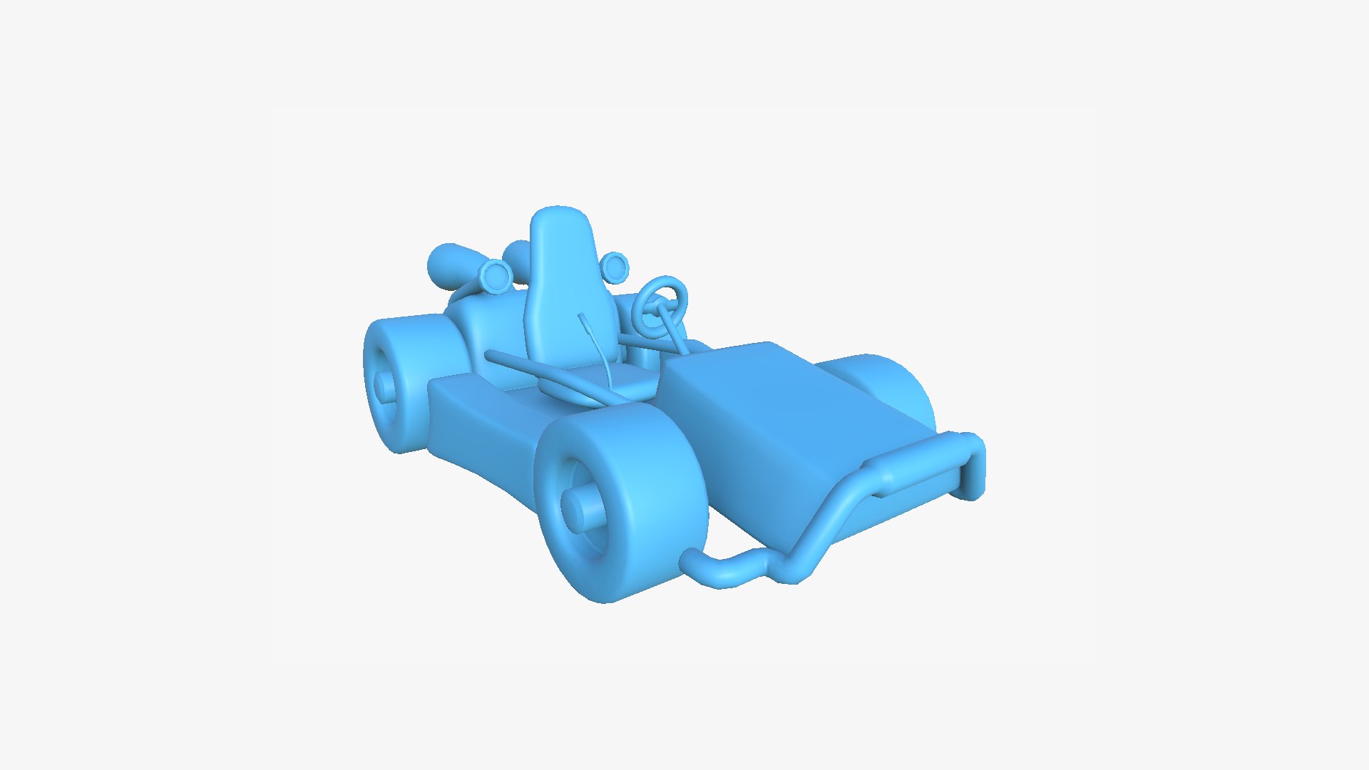 Cartoon Kart I08 White - Vehicle Racing Design 3D model - TurboSquid ...