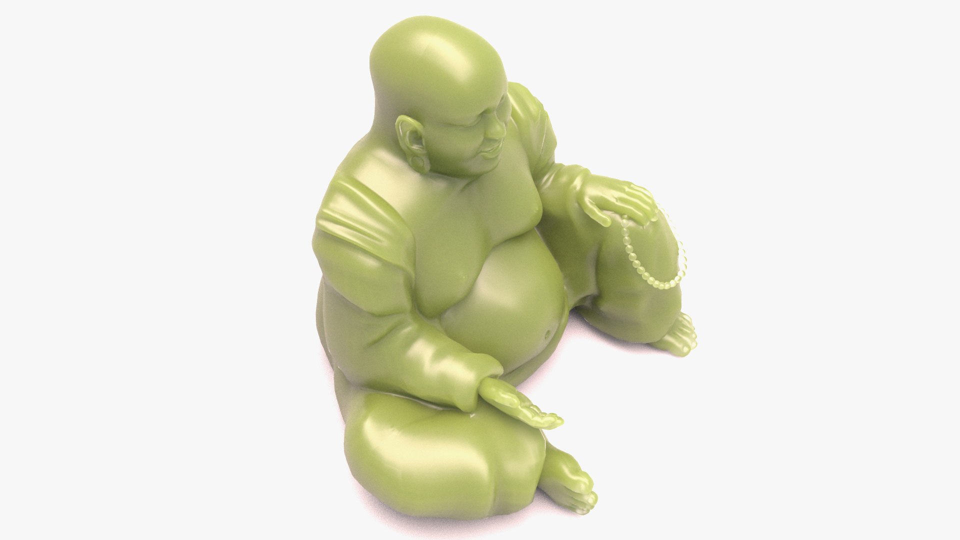 Jade Buddha Statue Model - TurboSquid 2166984