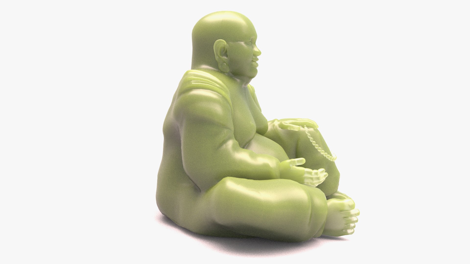 Jade Buddha Statue Model - TurboSquid 2166984