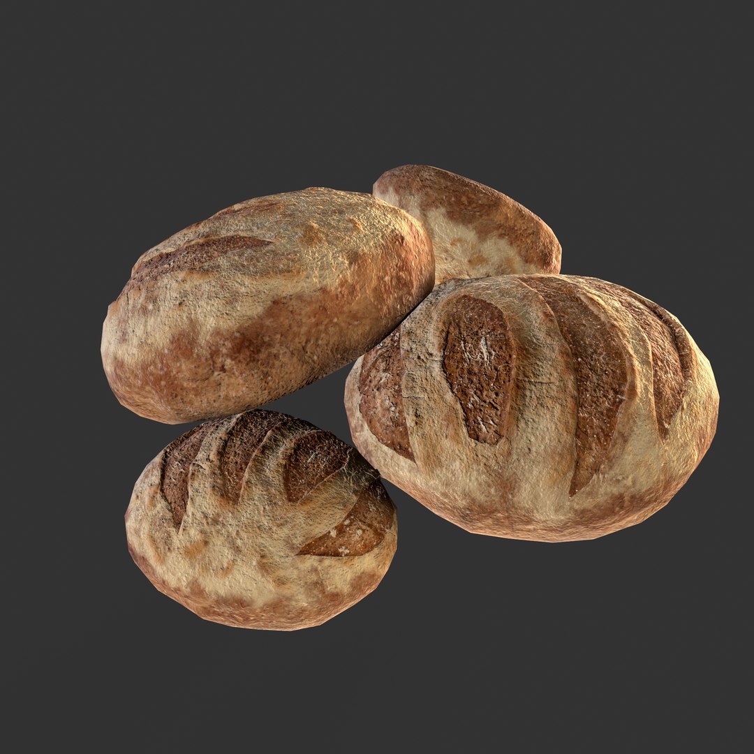 Toasted Bread 3D - TurboSquid 1711302
