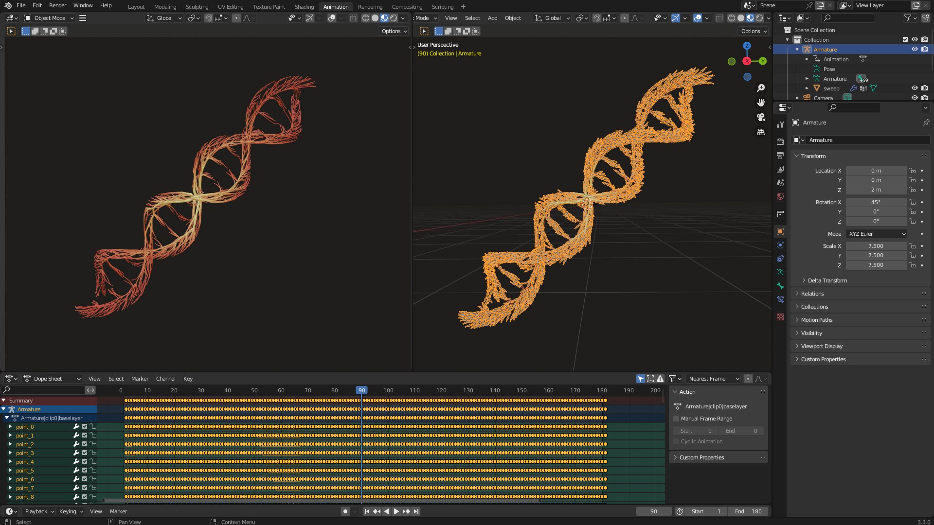 Human DNA Unrolling Growing Animation 3D - TurboSquid 1978673