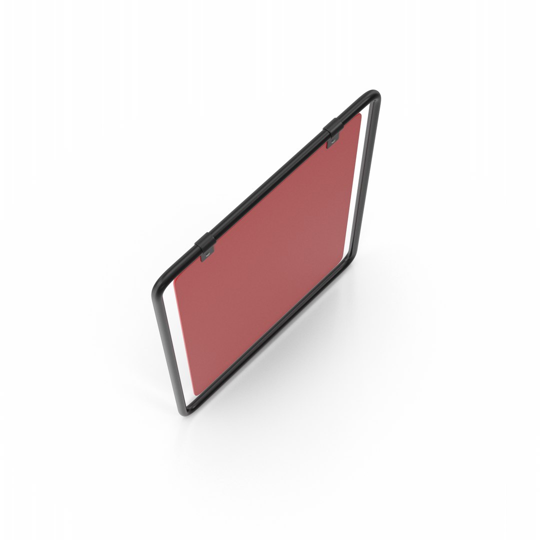 3D Red Swing Sign Model - TurboSquid 2113688