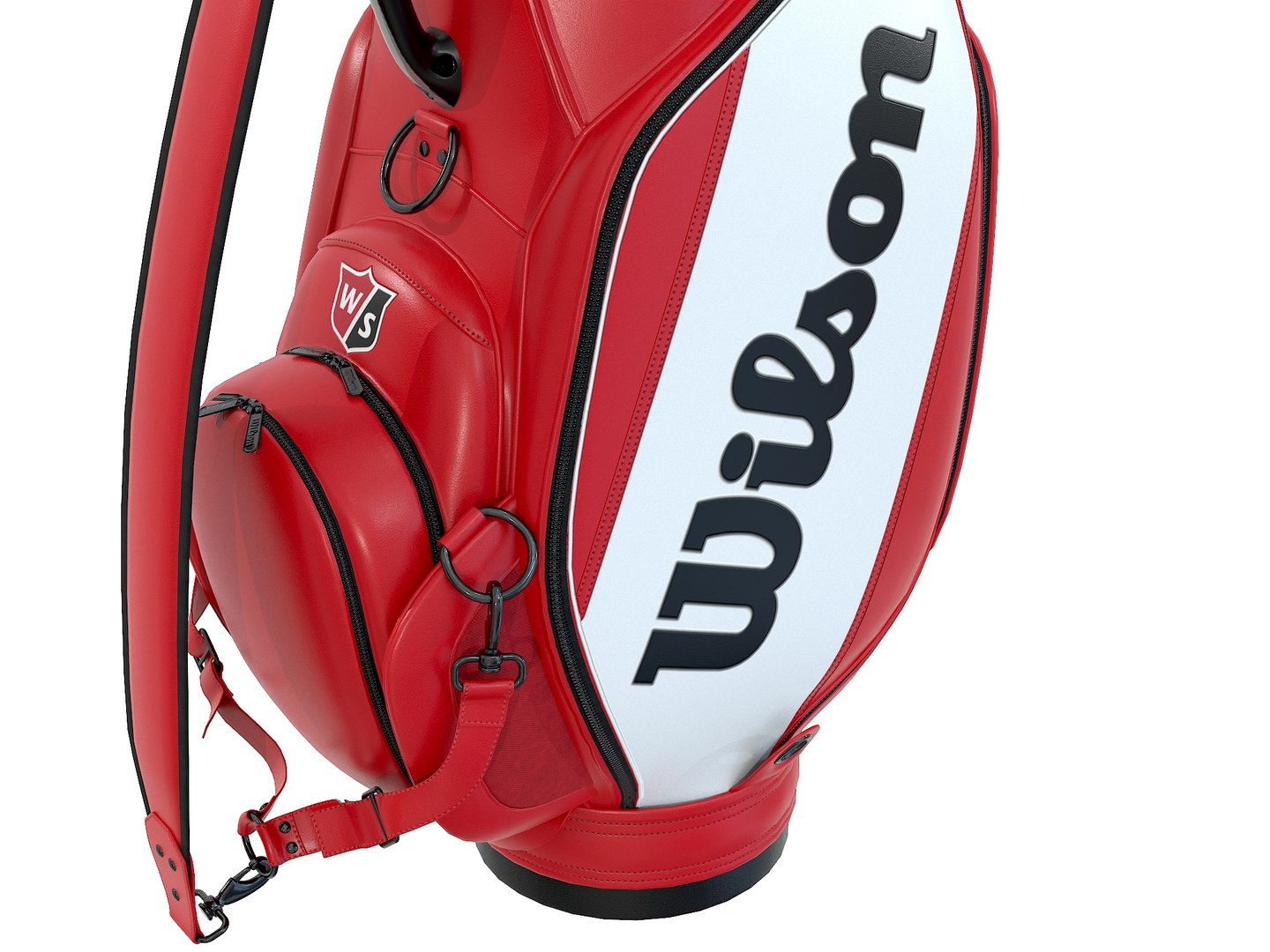 3D Wilson Golf Bag Red - TurboSquid 1987435