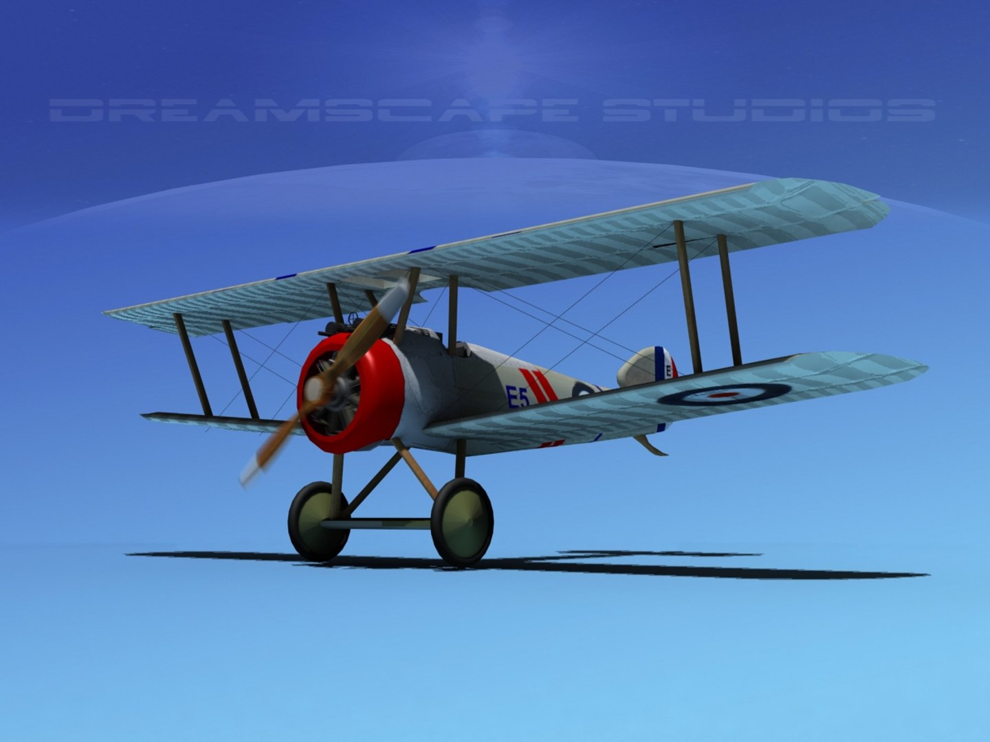 3d Model Sopwith Camel Fighter