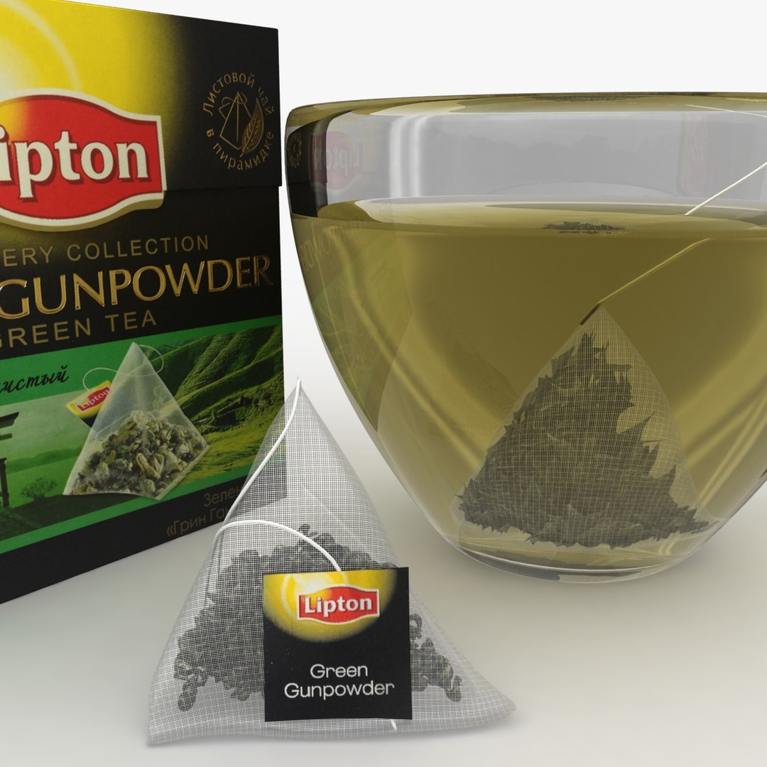 Lipton Green Gunpowder 3d Obj
