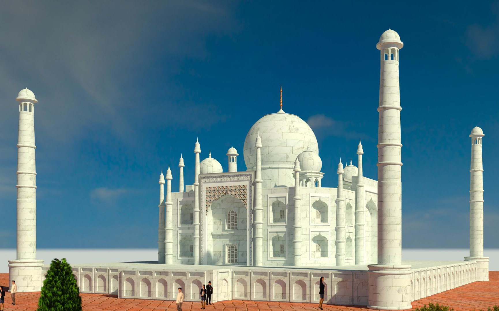 TAJ MAHAL MODEL 3D - TurboSquid 1959473