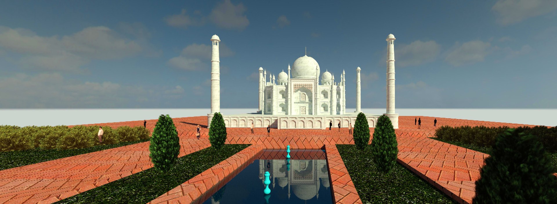 TAJ MAHAL MODEL 3D - TurboSquid 1959473