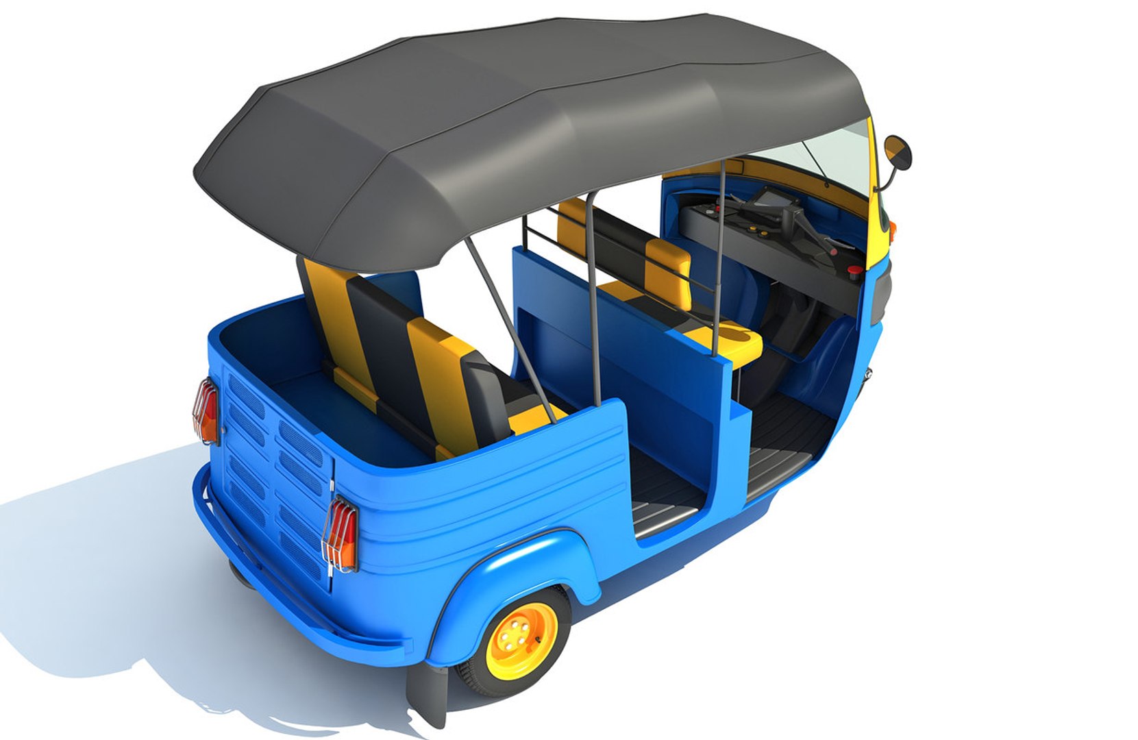 3D auto rickshaw model - TurboSquid 1455233