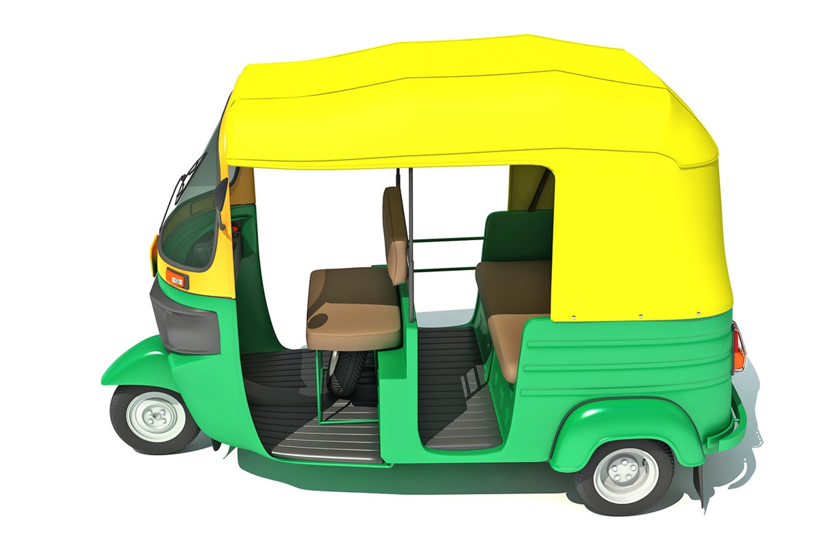 3D auto rickshaw model - TurboSquid 1455233