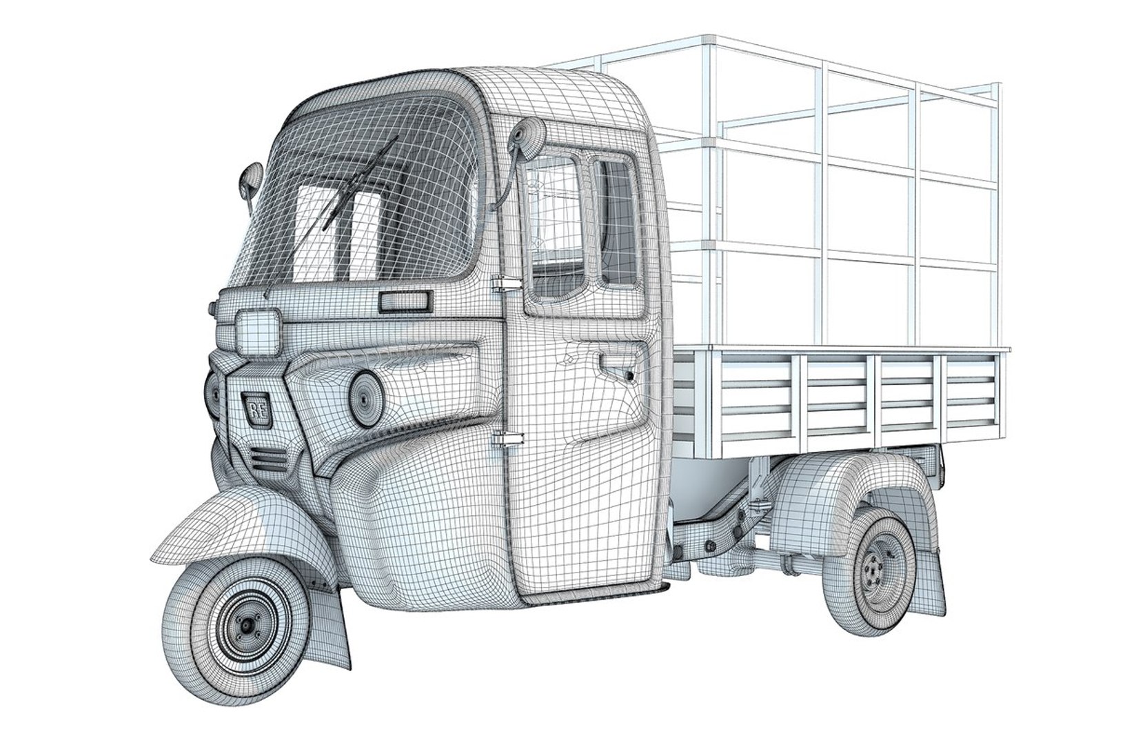 3D auto rickshaw model - TurboSquid 1455233