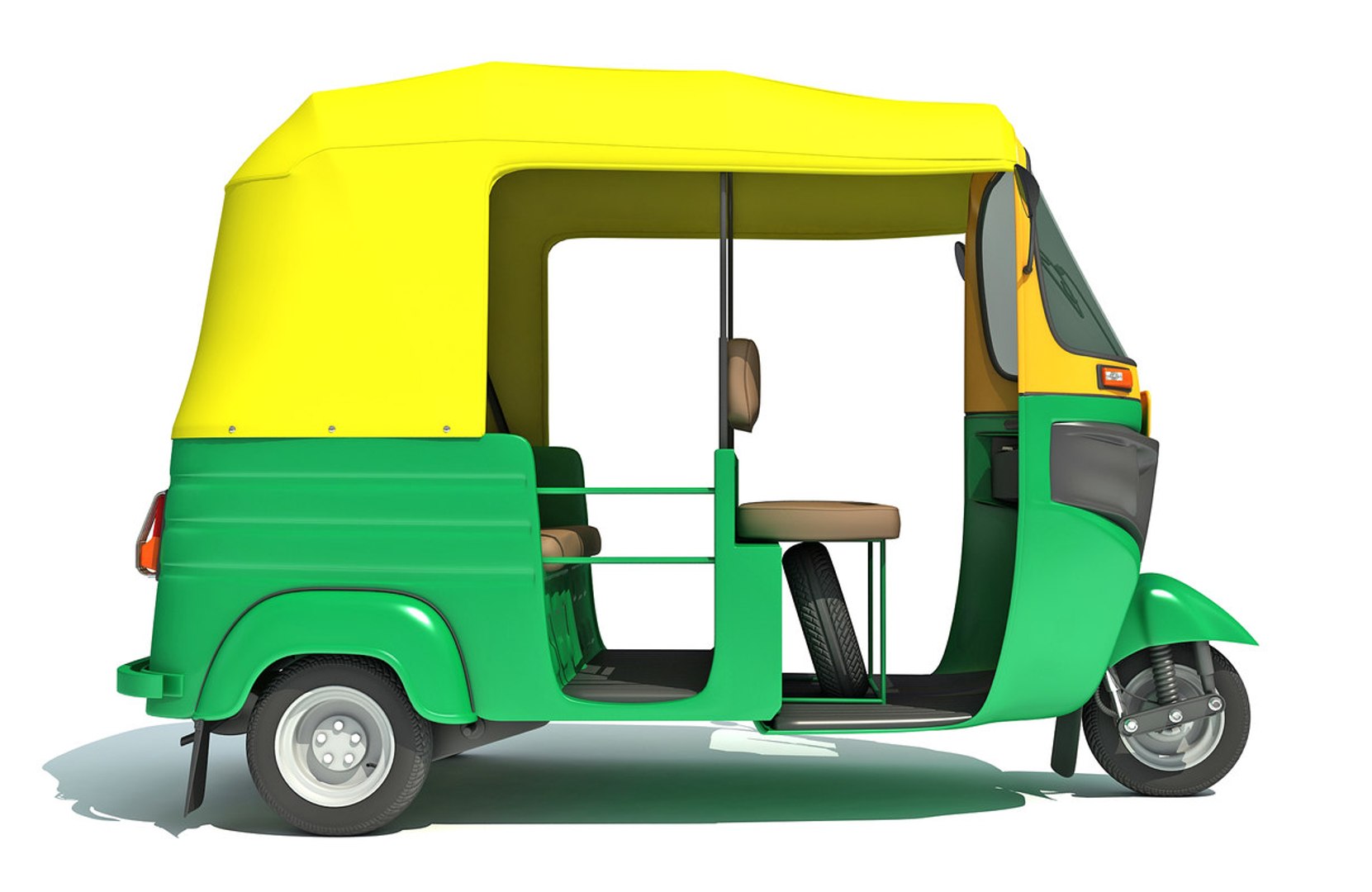 3D auto rickshaw model - TurboSquid 1455233