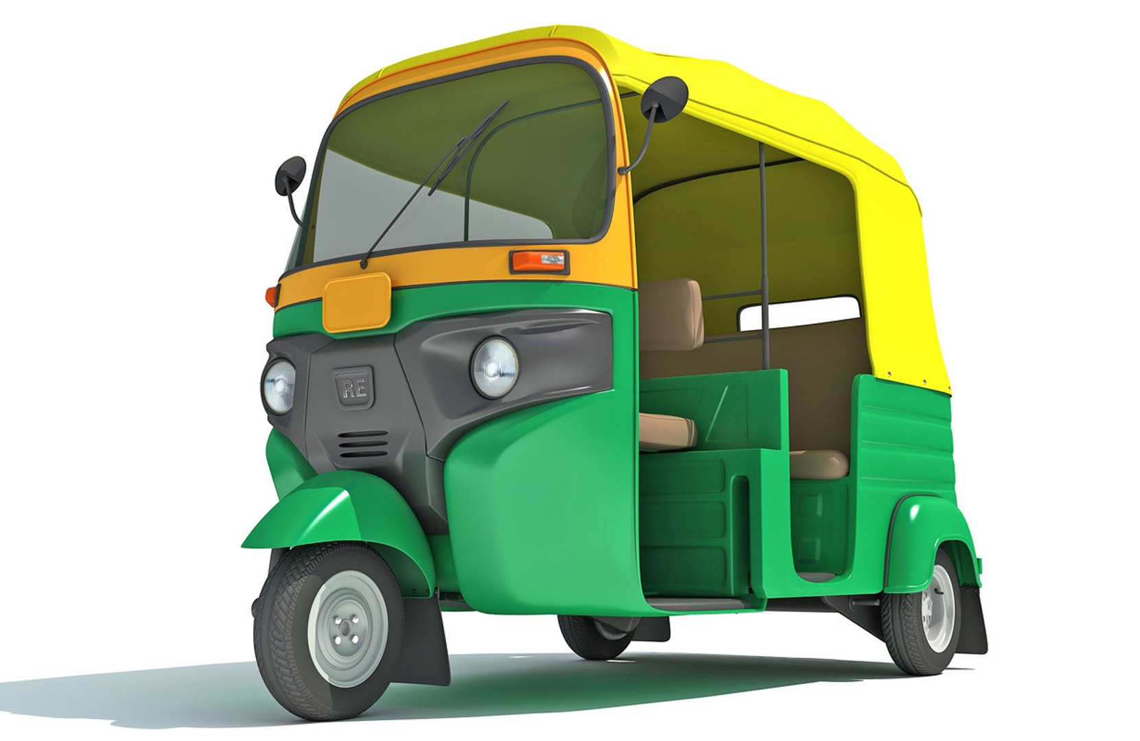 3D auto rickshaw model - TurboSquid 1455233