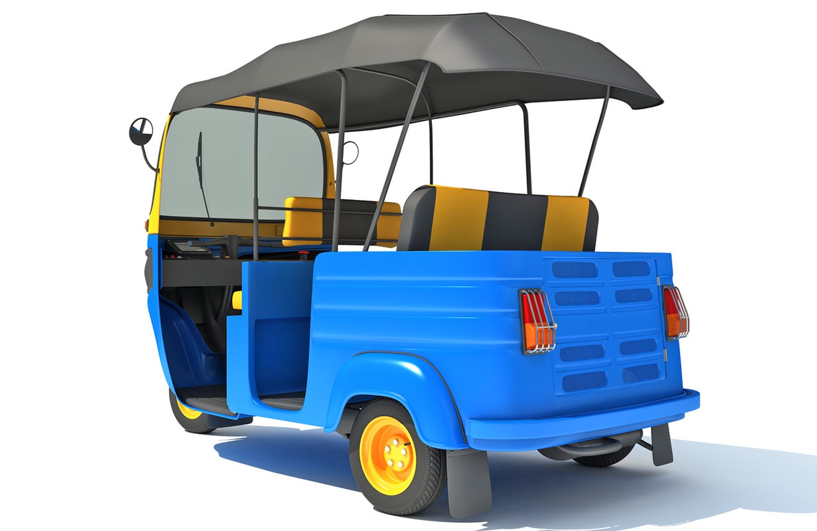3D auto rickshaw model - TurboSquid 1455233