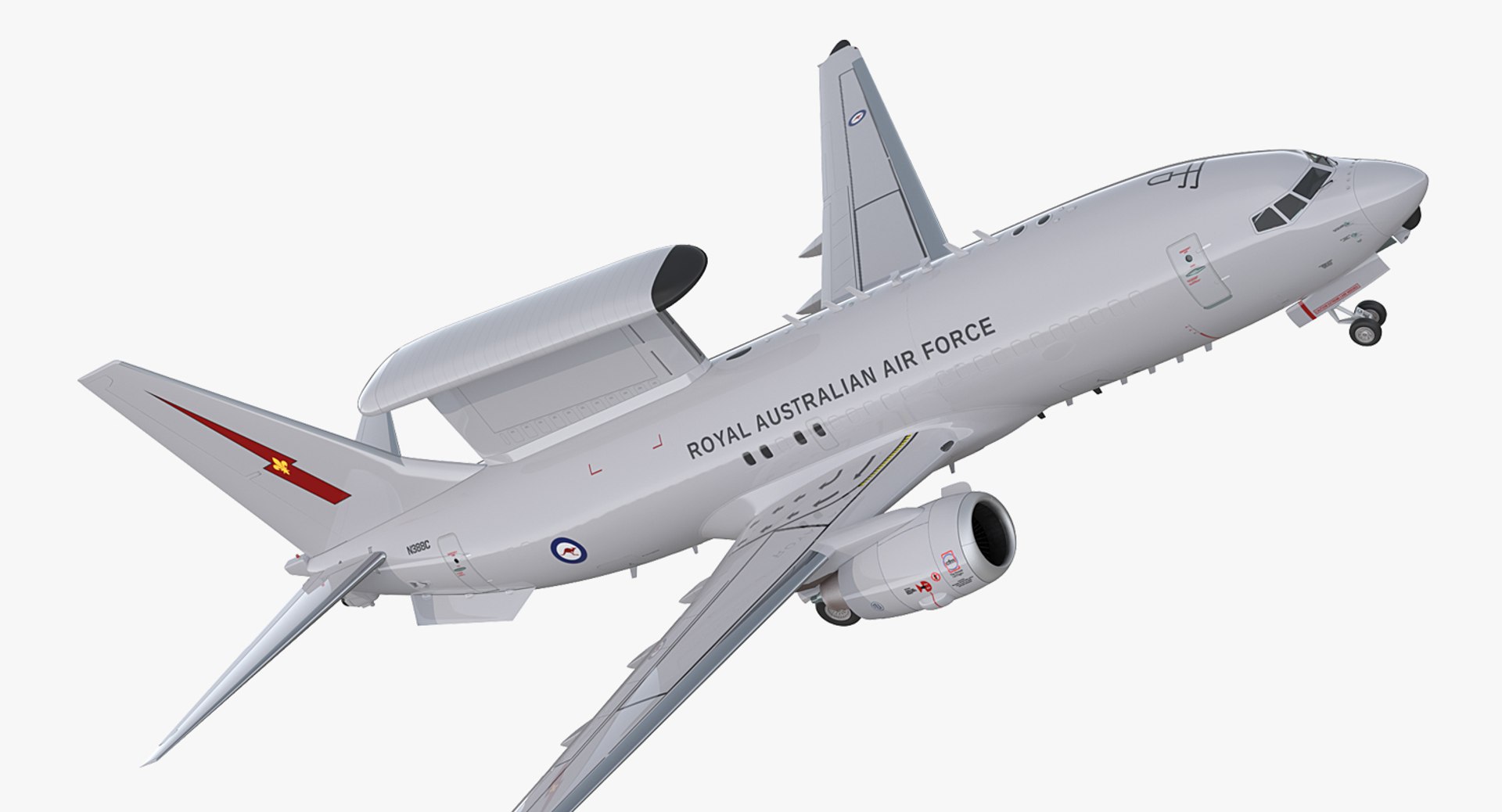 3D model boeing 737 wedgetail royal - TurboSquid 1375404