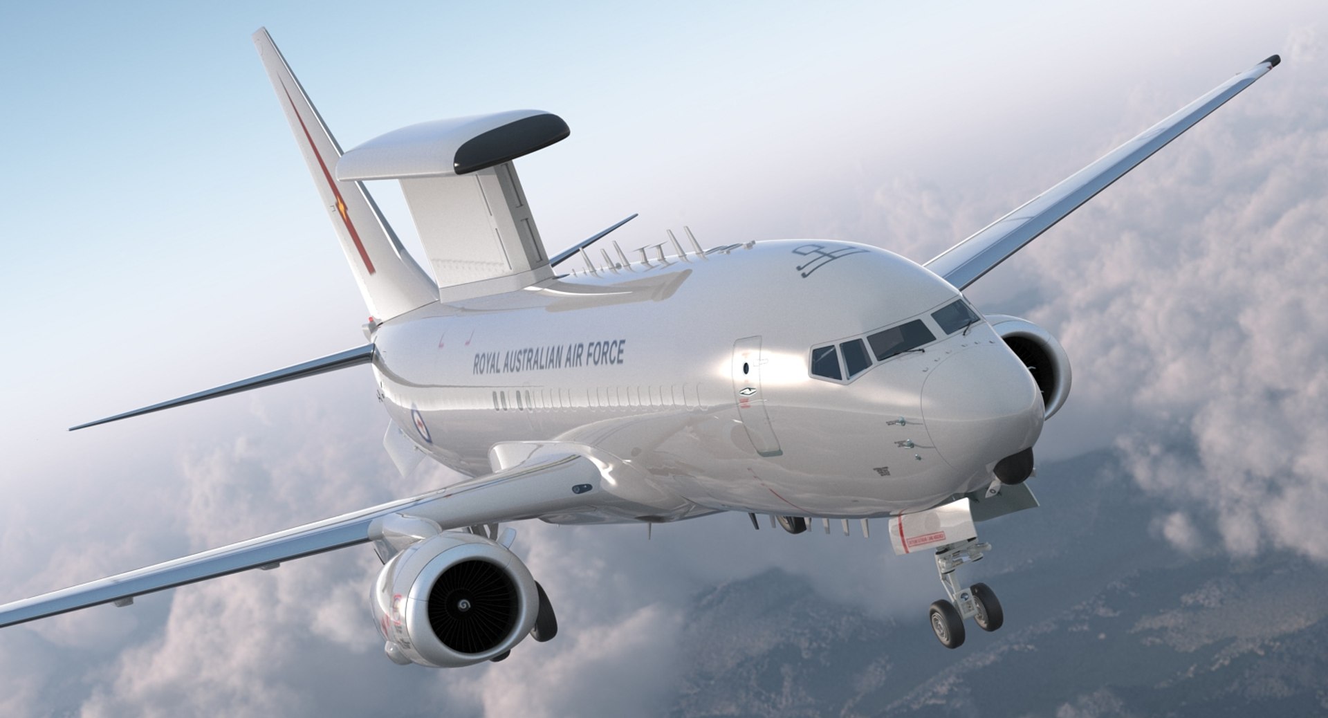 3D Model Boeing 737 Wedgetail Royal - TurboSquid 1375404