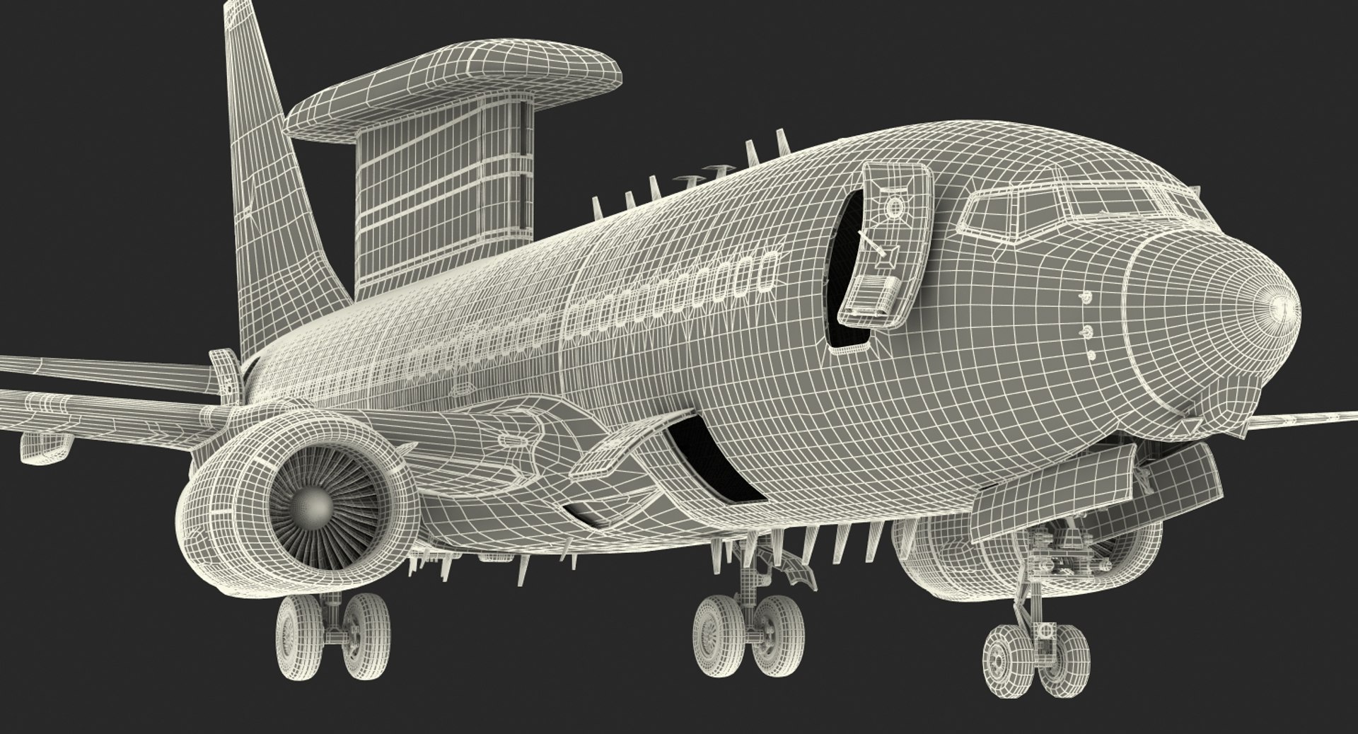 3D Model Boeing 737 Wedgetail Royal - TurboSquid 1375404