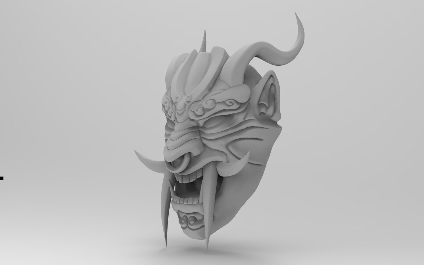 Oni Mask 3D - TurboSquid 1988348