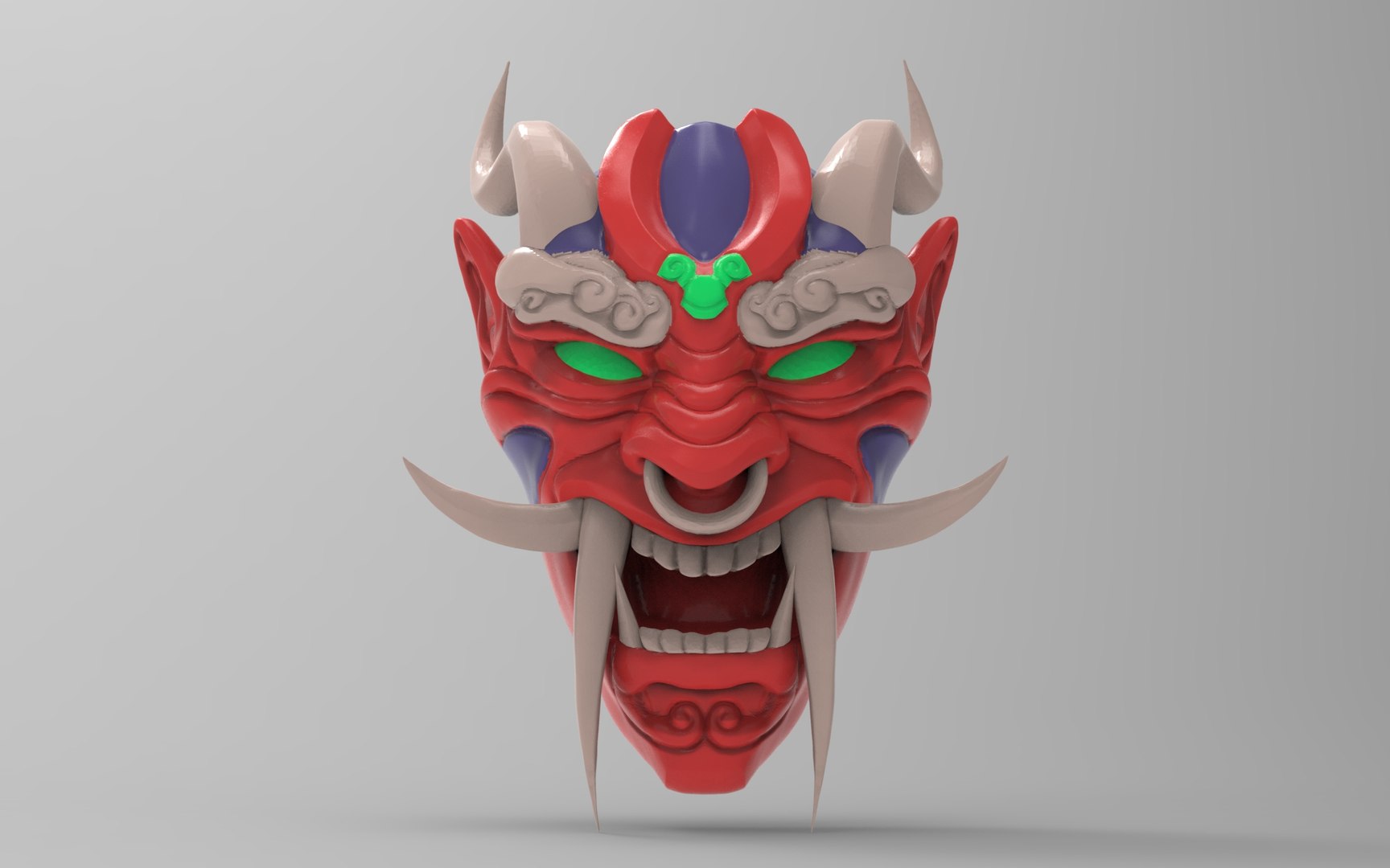 Oni Mask 3D - TurboSquid 1988348