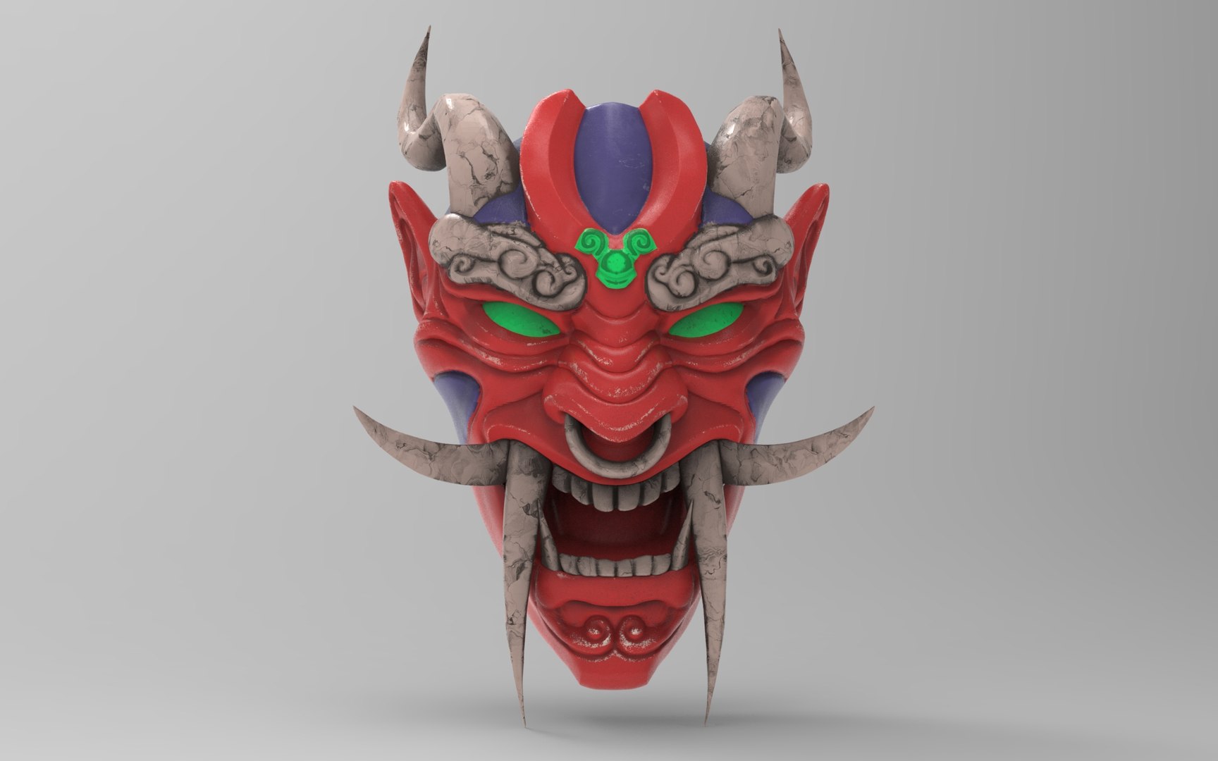 Oni Mask 3D - TurboSquid 1988348