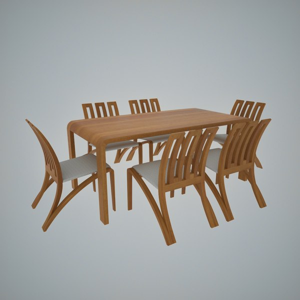 dining table 3d model