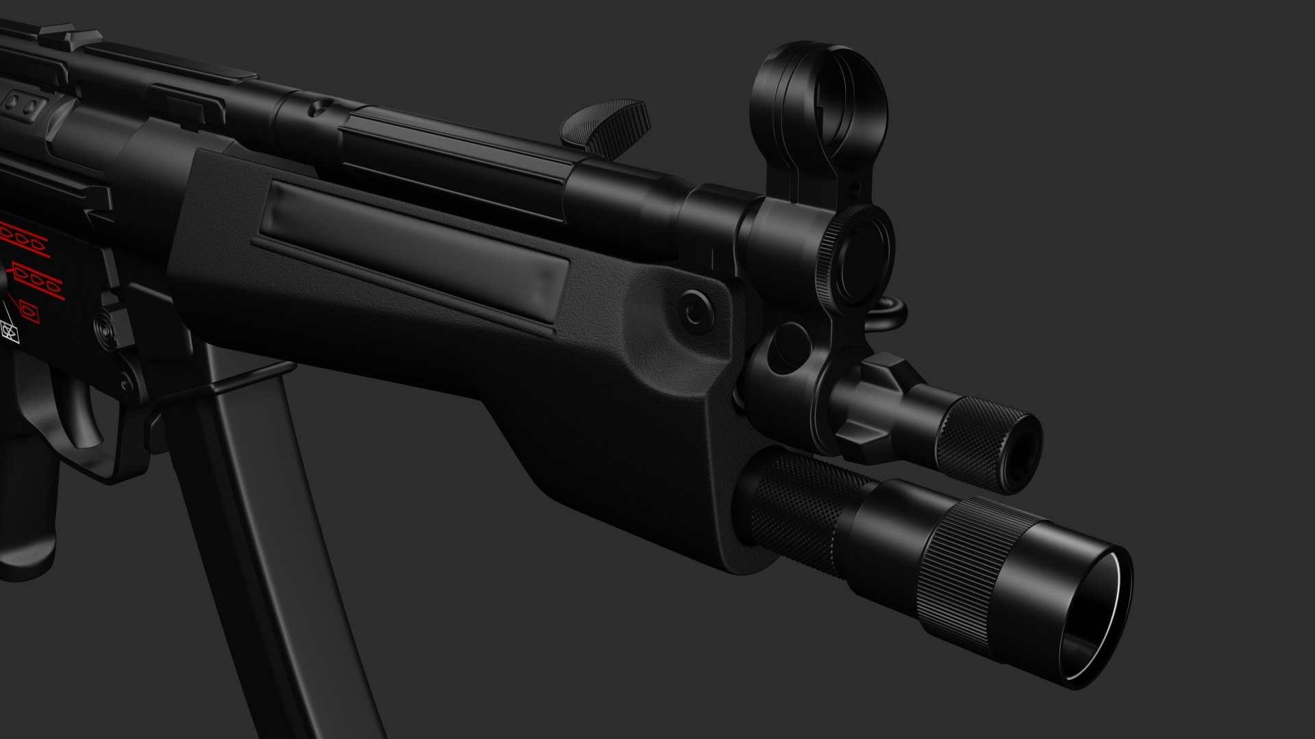 3d H K Mp5 Model