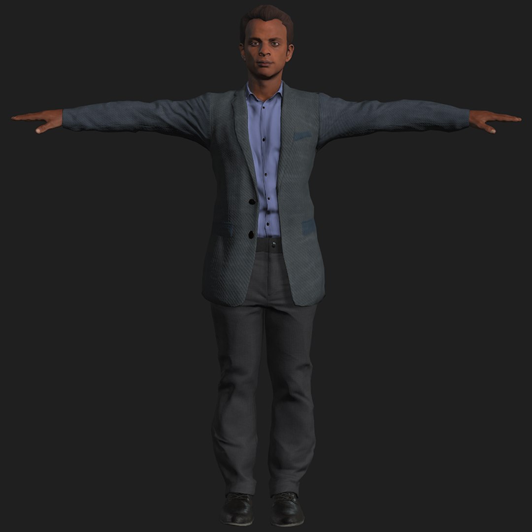 Business Man 3D Model - TurboSquid 1663807