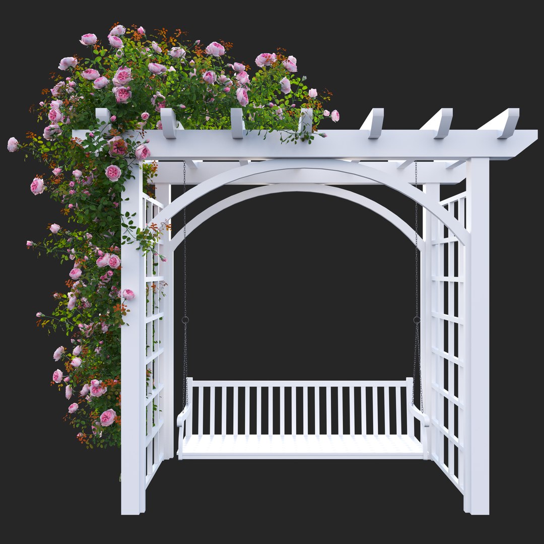 Climbing Rose - Rose Swing 3D model - TurboSquid 2048952