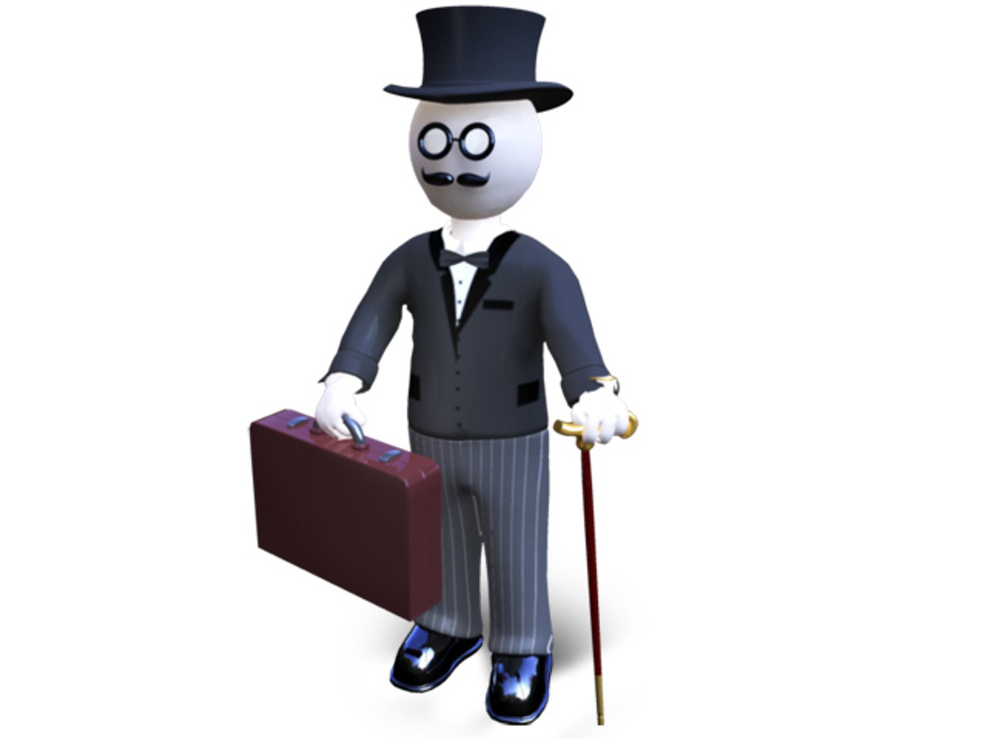 Ma Cartoon Character Banker