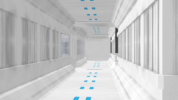 modular corridors 3d 3ds