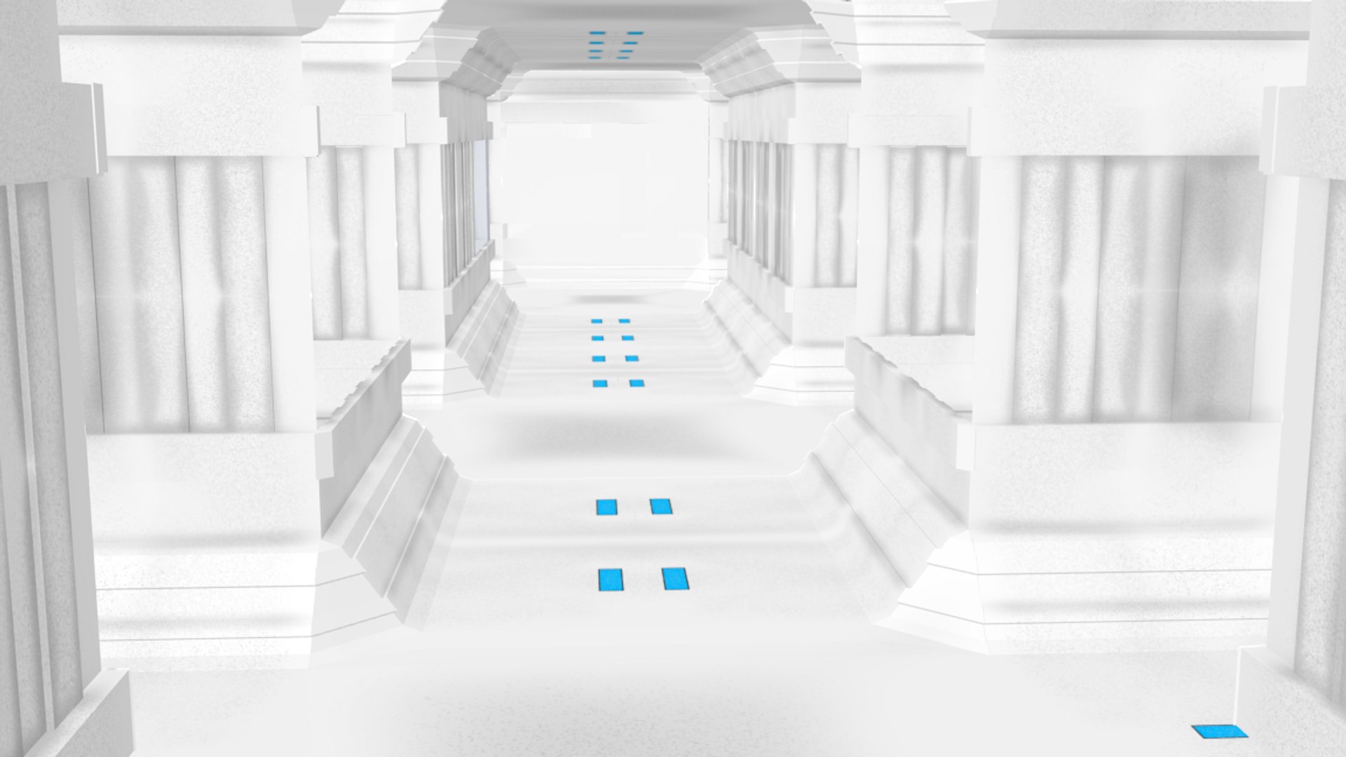 modular corridors 3d 3ds