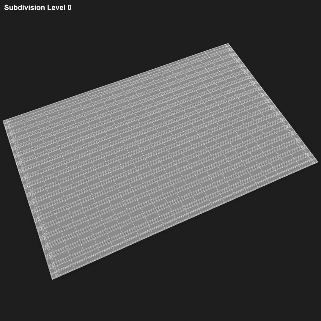 3D Door Mat Model - TurboSquid 1230219